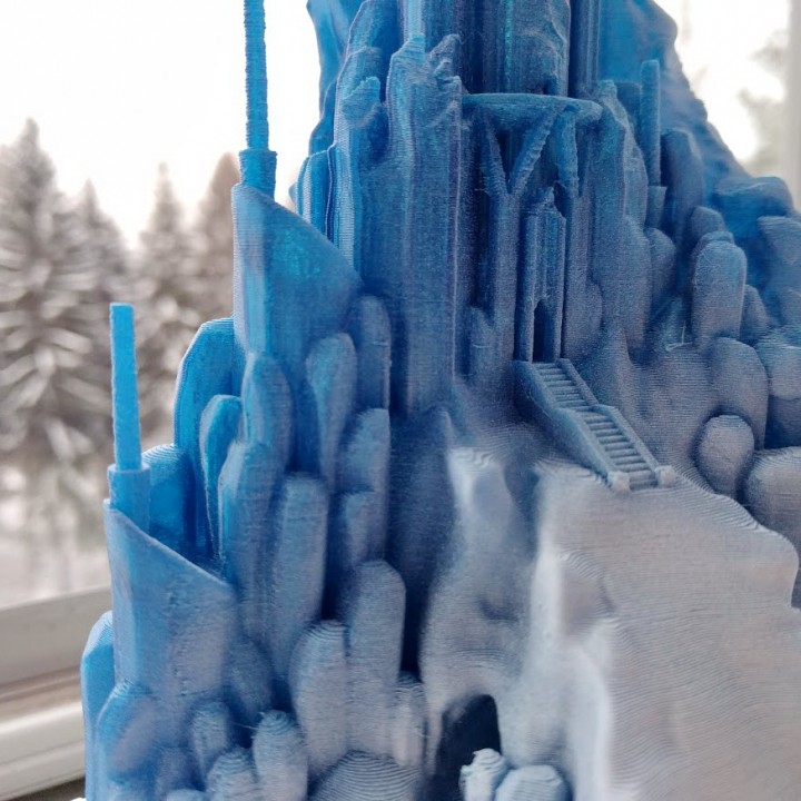 3D Printable Frozen Castle by Jukka Seppänen