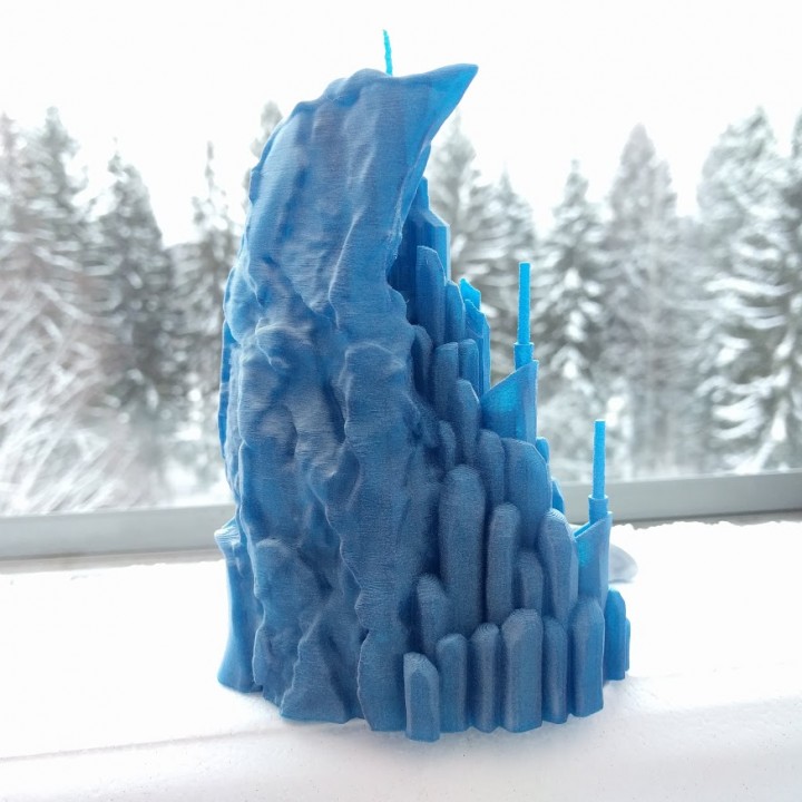 3D Printable Frozen Castle by Jukka Seppänen