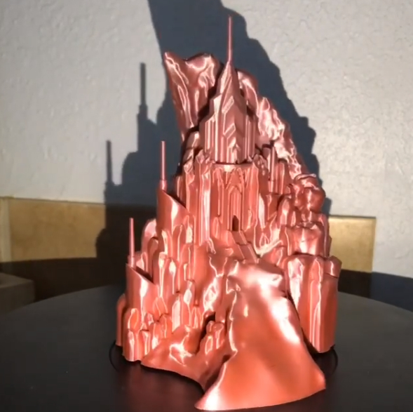 3D Printable Frozen Castle by Jukka Seppänen