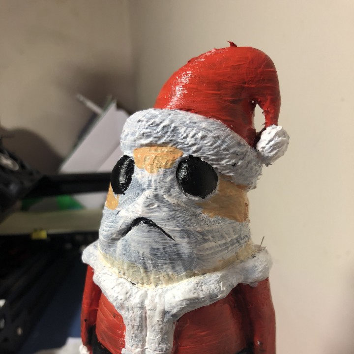 3D Print of Santa Porg - Star Wars by hmelenok