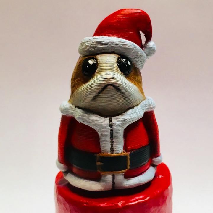 3D Print of Santa Porg - Star Wars by PatrickJamesHash