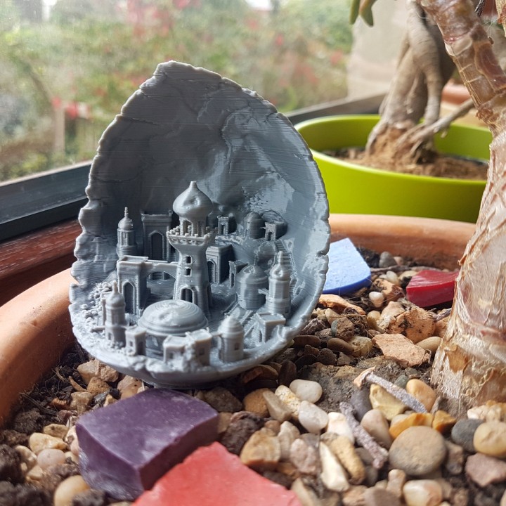 3D Print of Moon City 2.0 by MrPotato