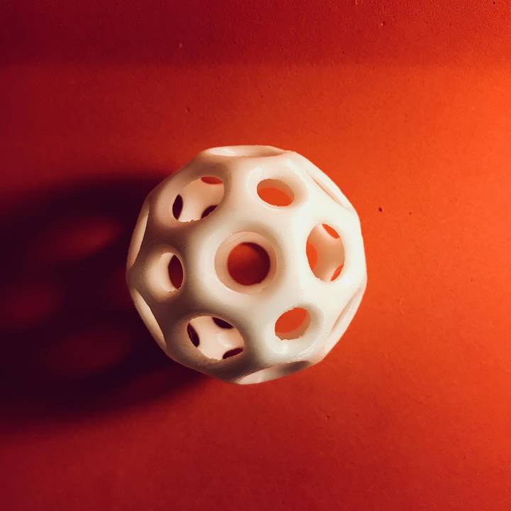 3D Printable Moon bauble by Nikol Sisane