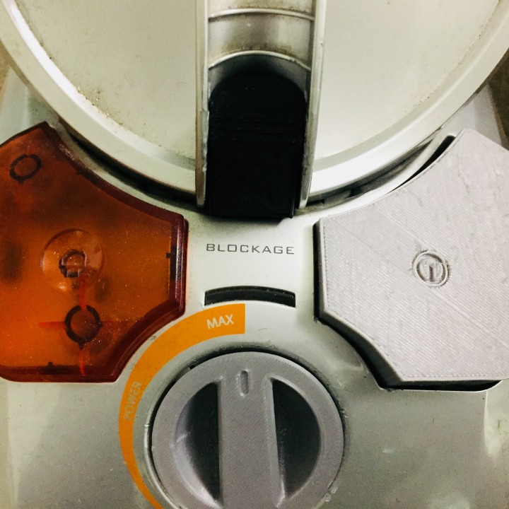 3D Printable Vacuum cleaner power button by MyMiniFactory Spare Parts