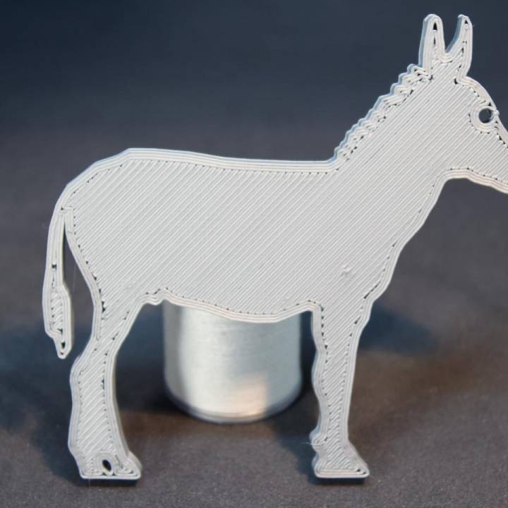 3D Printable Donkey bauble by Igor Markow