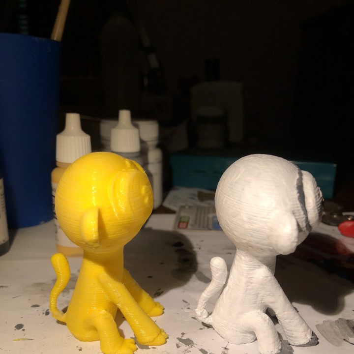 3D Printable sonic speed monkey(Kekkai sensen) by Ramon angosto artigues