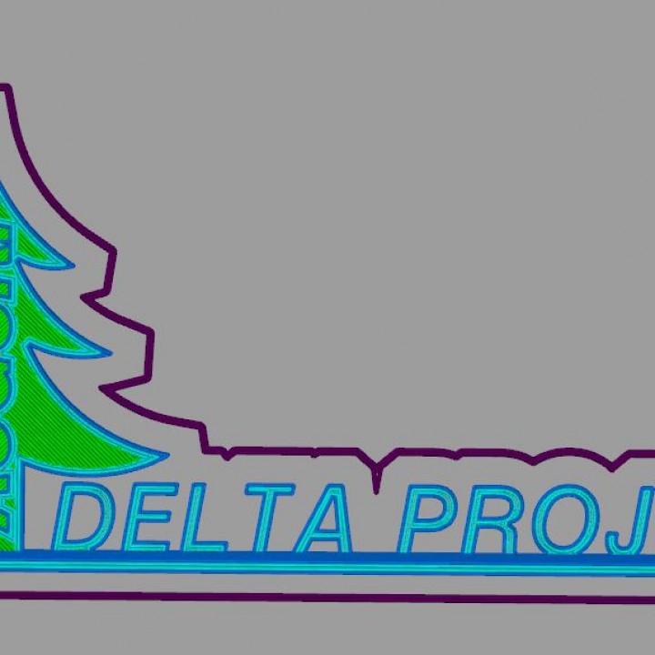 3D Printable Christmas tree Delta Project by Lorenzo Schieda