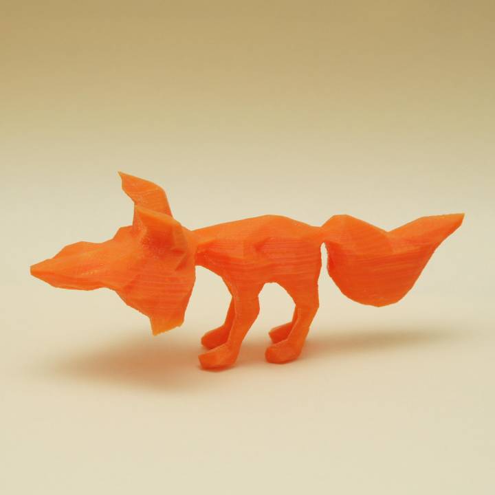 3D Printable ANGRY FOX, chicken by Mark Kovalchuk