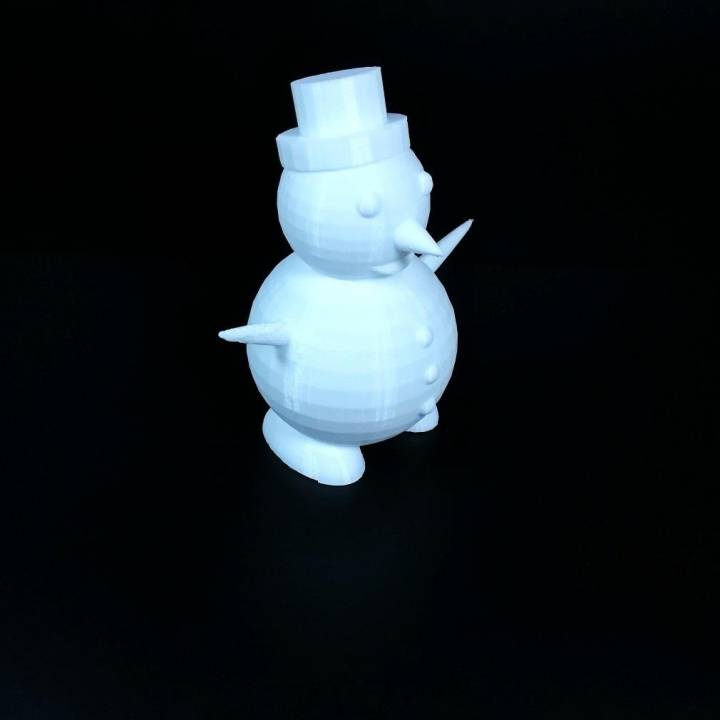 3D Printable Frosty the Snowman by Thomas Probst