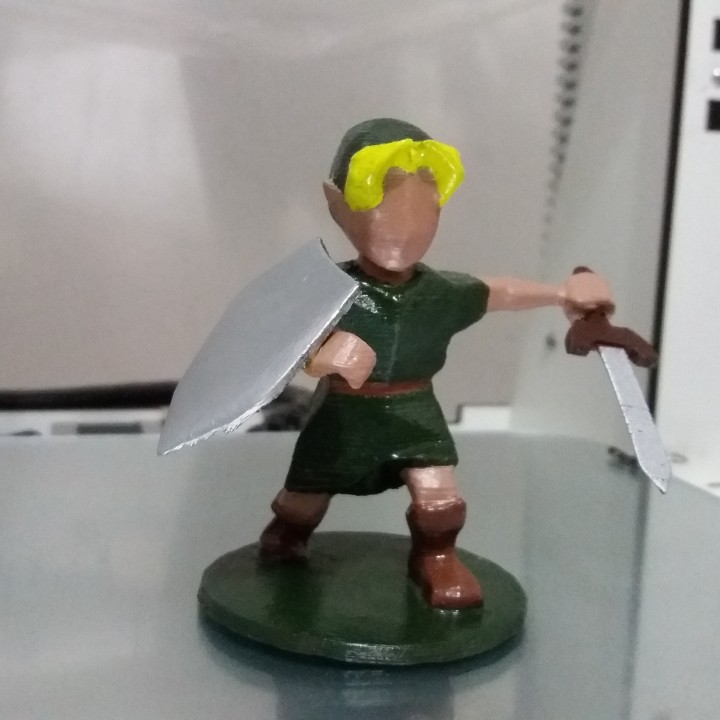 3D Printable Link - The Legend of Zelda by Victor Silva