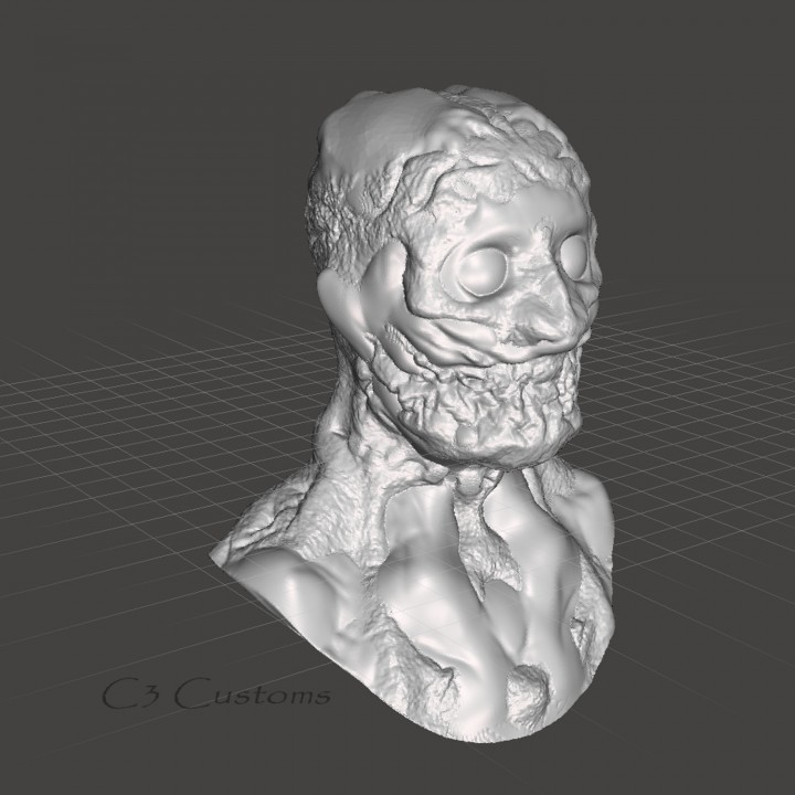 3D Printable Demon model by Joshua Enos