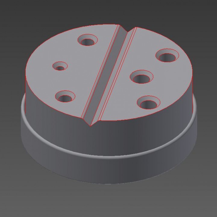3D Printable Punch Block by Bill