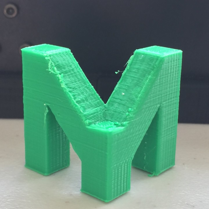 3D Printable My mini factory M logo by Rahul Gupta