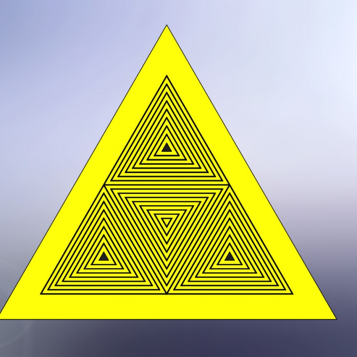 3D Printable 2d art by newton cristovam silva