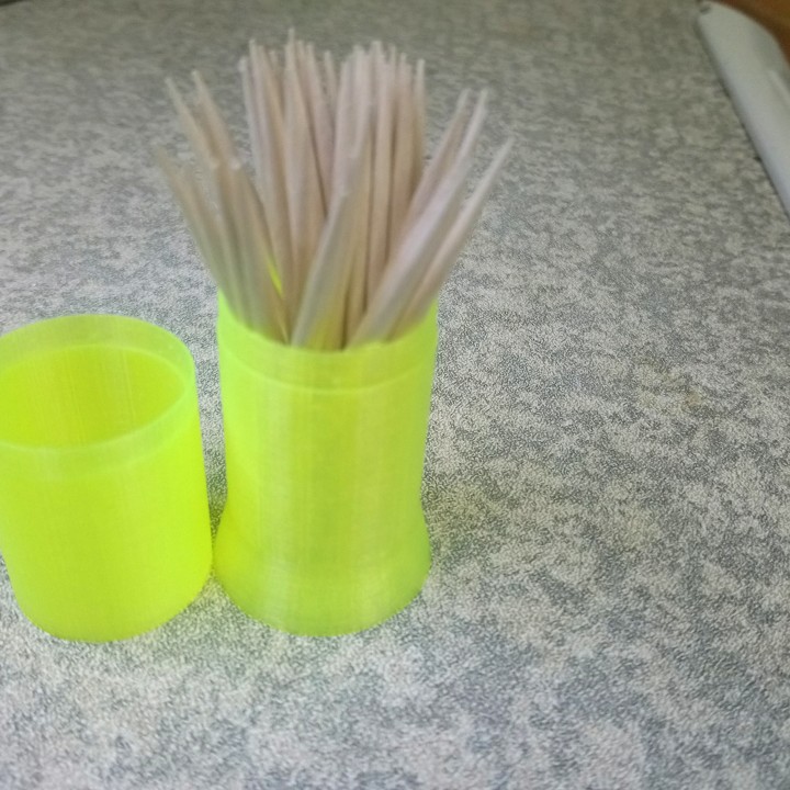 3D Printable toothpick holder by Dinkum
