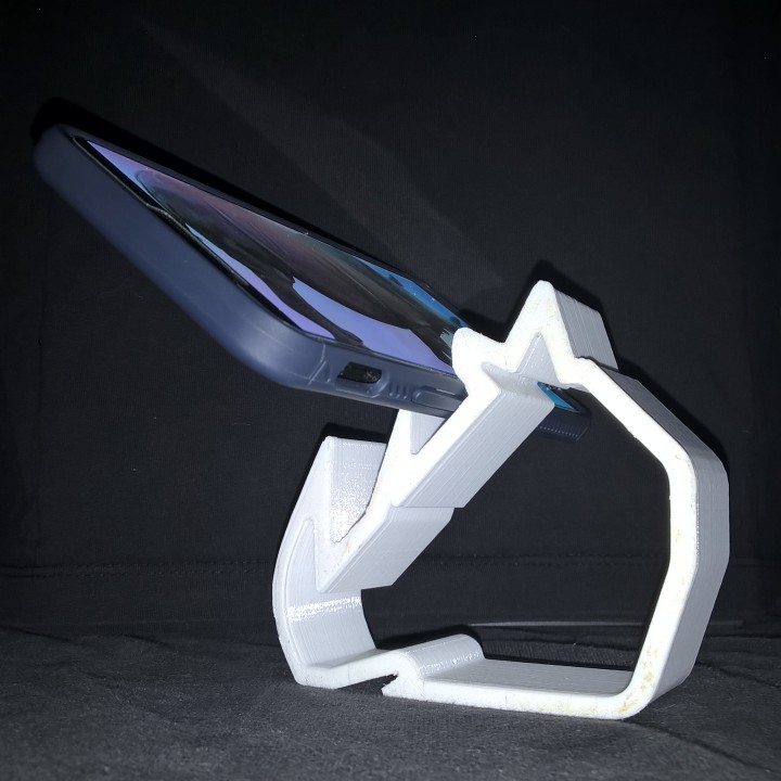 3D Printable Rhino phone & tablet stand by Flavio Di Quattro