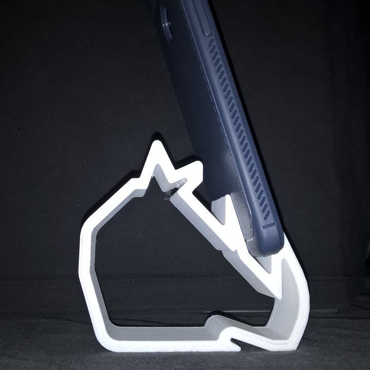 3D Printable Rhino phone & tablet stand by Flavio Di Quattro