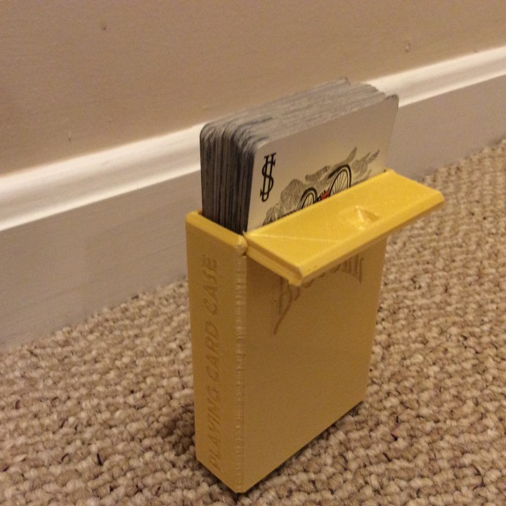 3D Printable playing card holder by Jacob