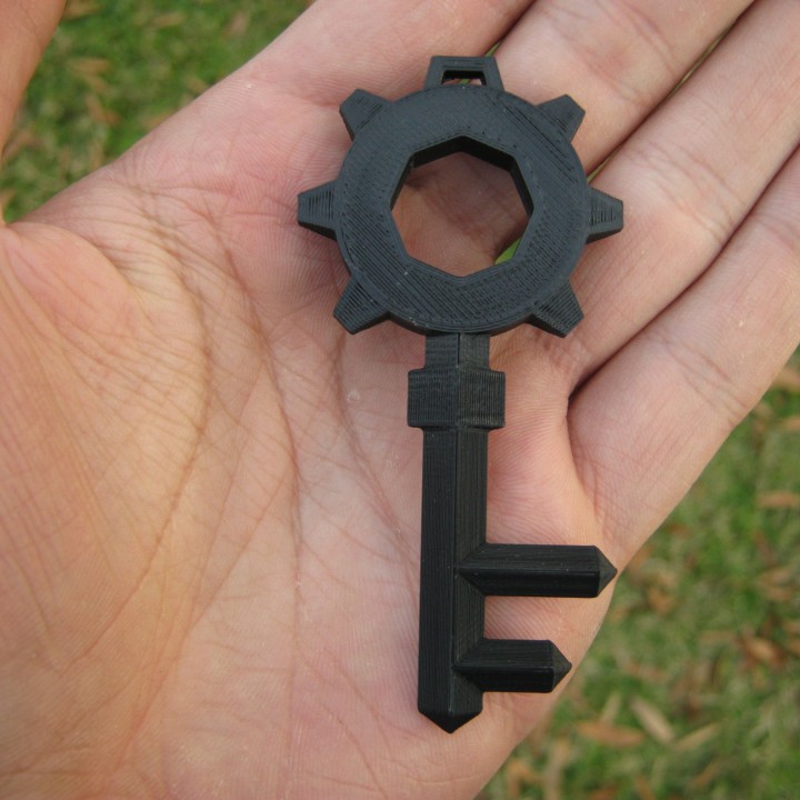 3D Printable The Legend of Zelda: Twilight Princess Small Key by Arden Markin
