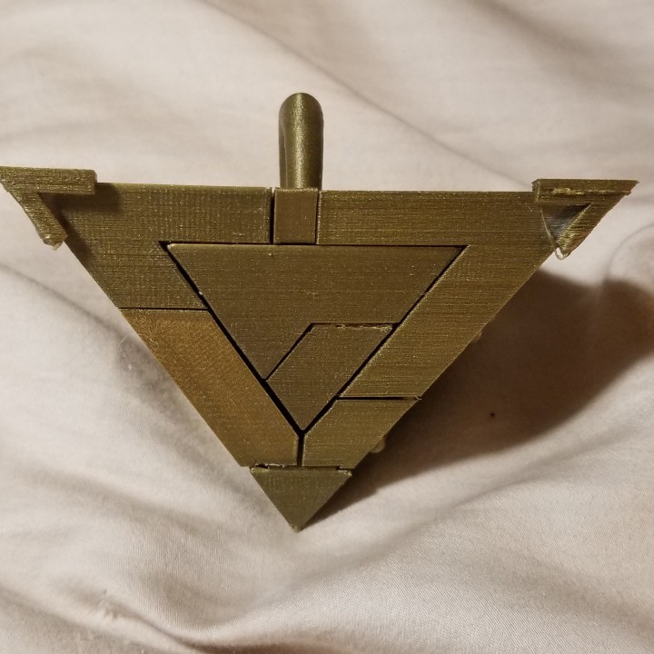 3D Printable Millennium Puzzle 3D Puzzle by Parke Bowman