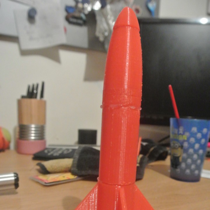 3D Printable MODEL ROCKET by Sion Evans