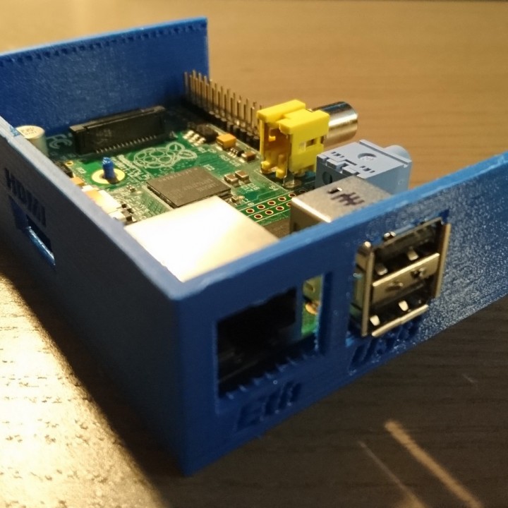 3D Printable Raspberry PI 1 simple box by Bourgeois Emmanuel