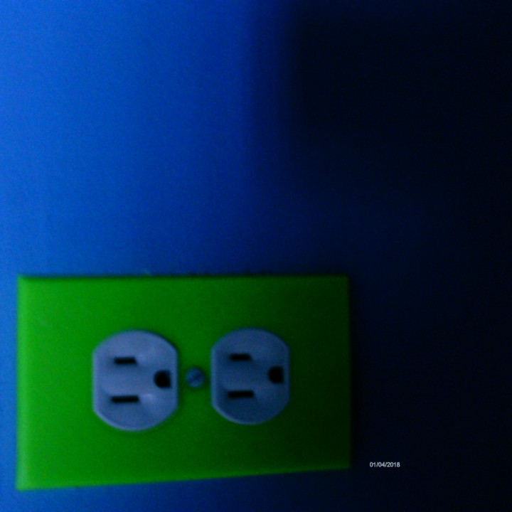 3D Printable Outlet Cover by Matthew Kaye