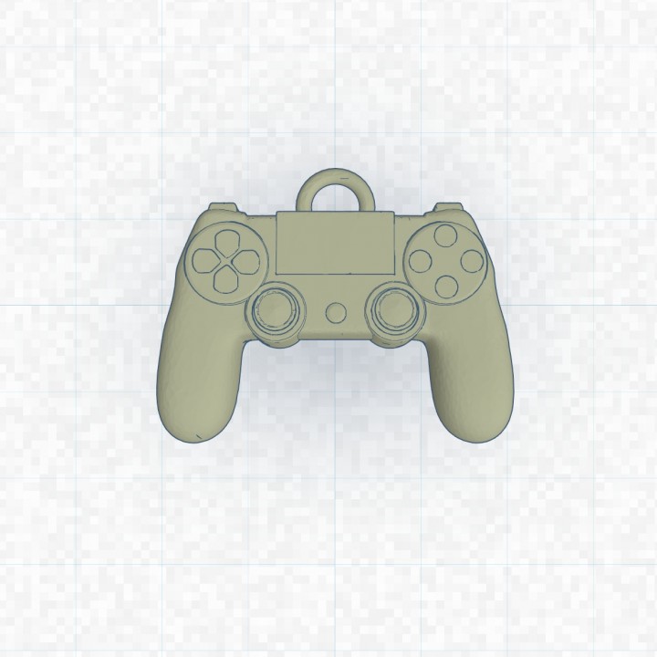 3D Printable Video Game Controller Ornament by R3D Art Studios