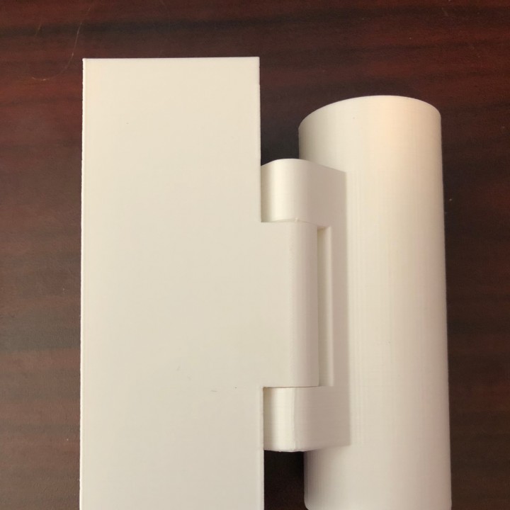 3D Printable 1 inch pvc cold frame hinge for pvc garden bed by Faye Spath
