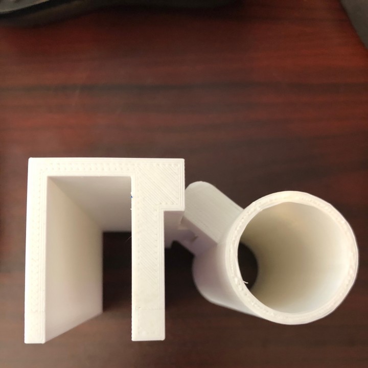 3D Printable 1 inch pvc cold frame hinge for pvc garden bed by Faye Spath