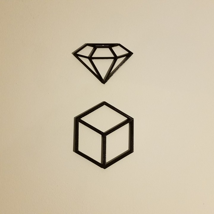 3D Printable Geometric Wall Art by Joe Satterwhite