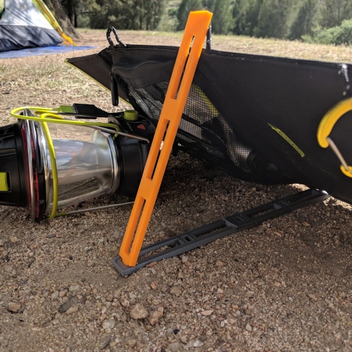 3D Printable Goal Zero Nomad 7 Solar Panel Stand by Catus Maximus