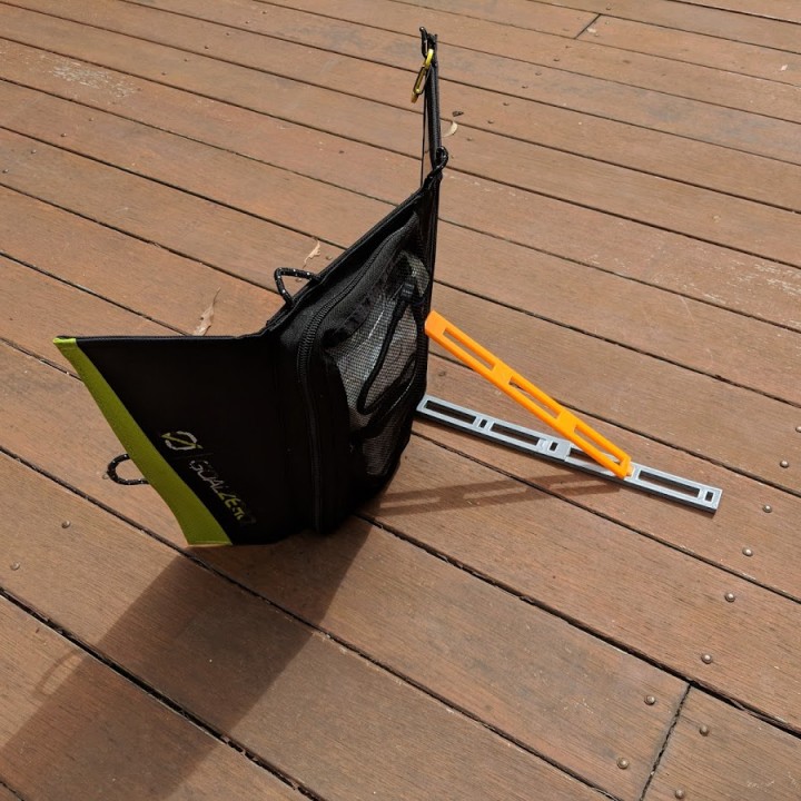 3D Printable Goal Zero Nomad 7 Solar Panel Stand by Catus Maximus