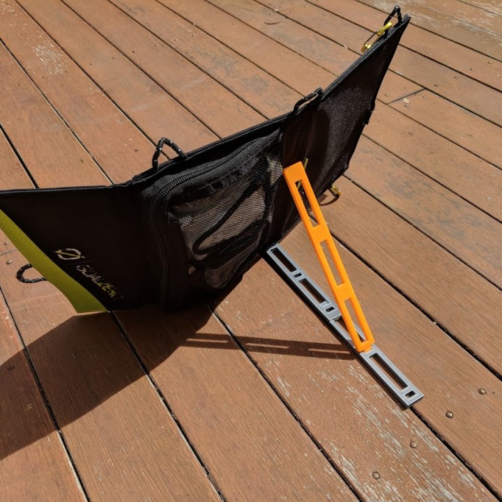3D Printable Goal Zero Nomad 7 Solar Panel Stand by Catus Maximus