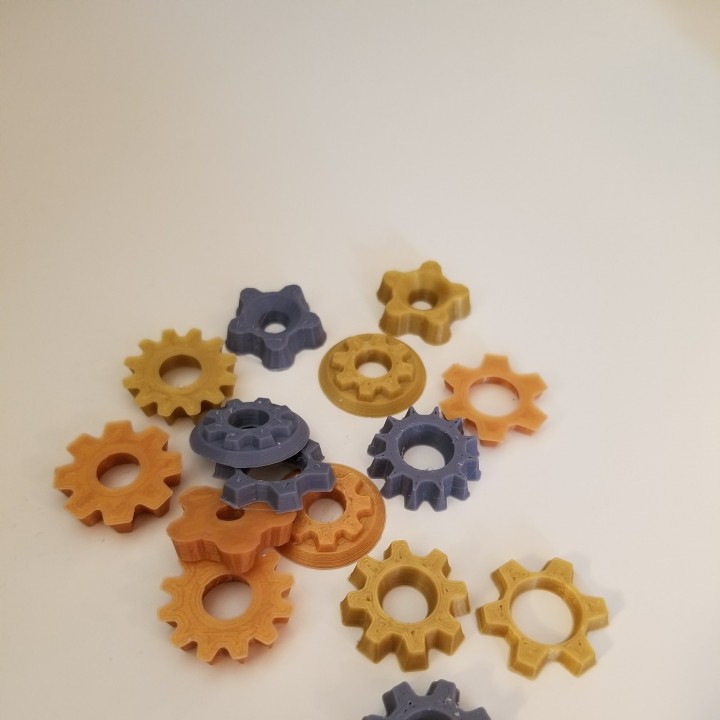 3D Printable MTG Unstable Contraption Counters by Joel Bonasera
