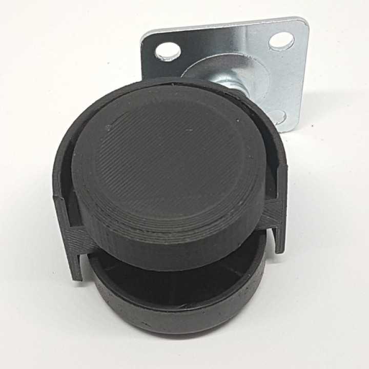 3D Printable low table wheel by b1g0n3