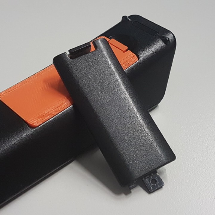 3D Printable battery cover for Samsung BN59-00603A TV remote by b1g0n3