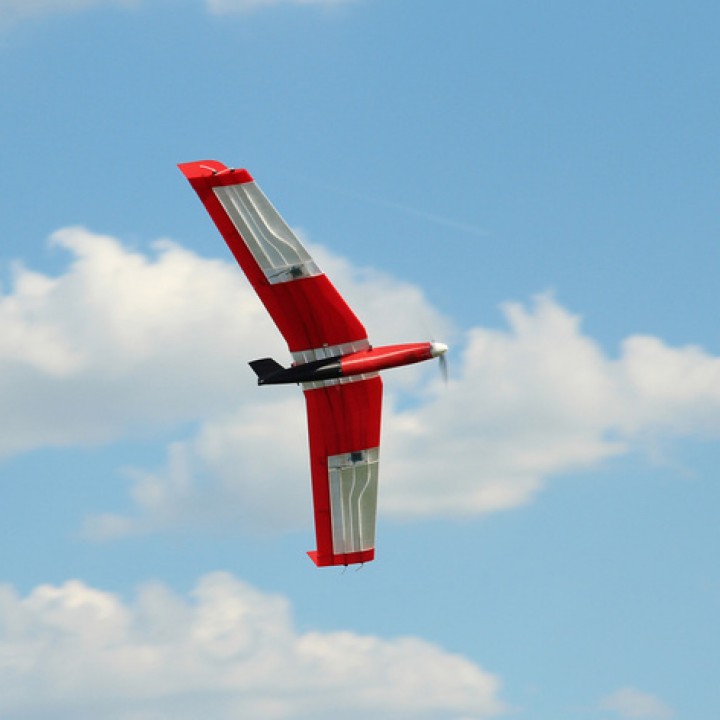 3D Printable Speedy "Red Swept Wing" RC by Michael Christou