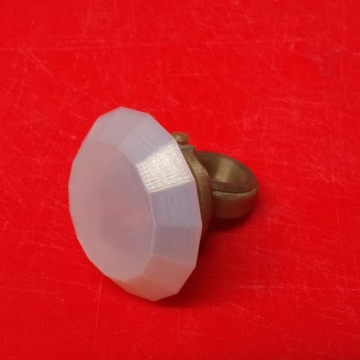 3D Printable Cosplay light up ring by Peter Moore