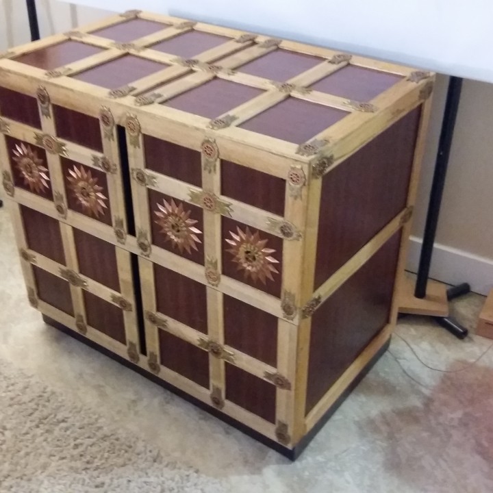 3D Printable Retro Steamer Trunk by Brian D Gale