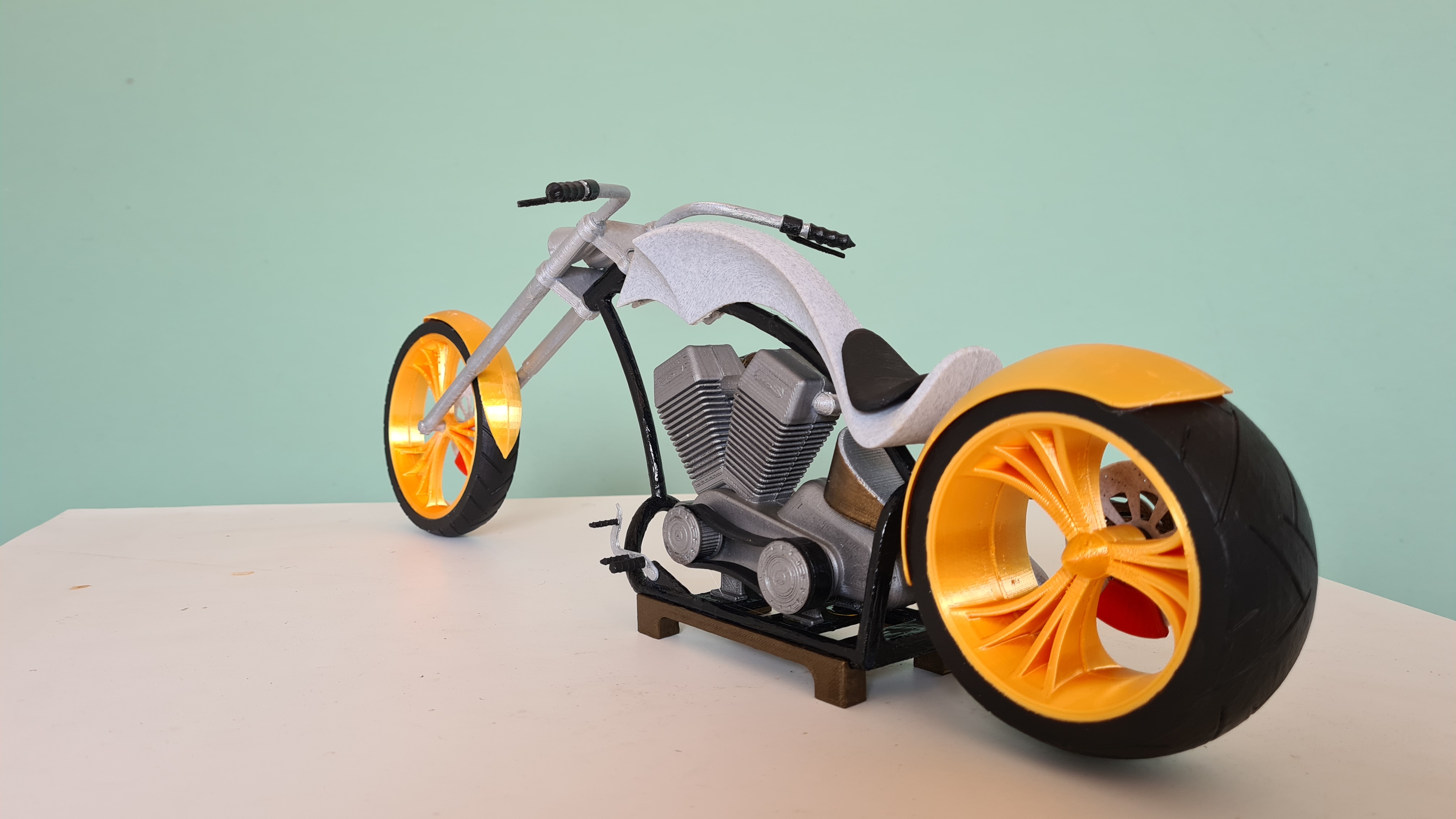 3D Printable Fully 3D printable Chopper by Marco Casaluce