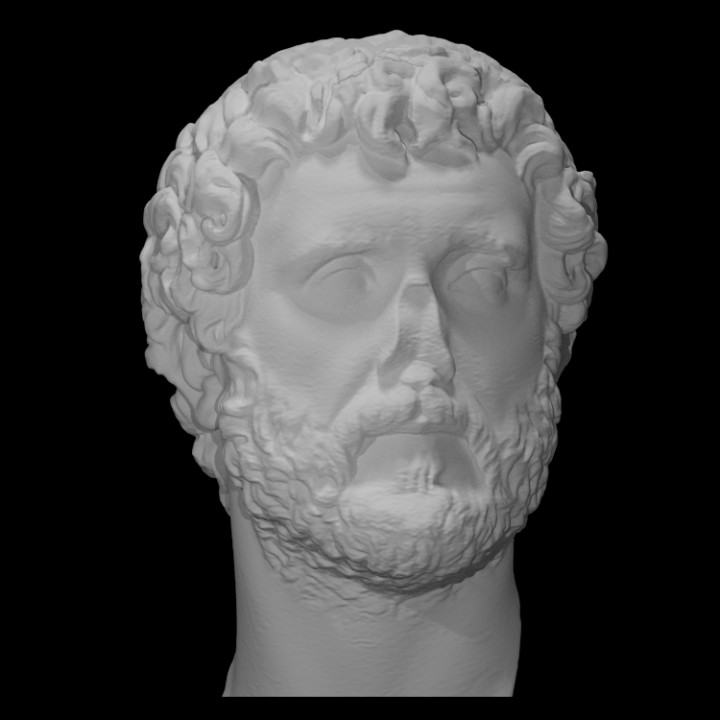 3D Printable Antoninus Pius by Musée Saint-Raymond