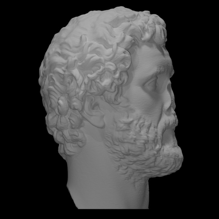 3D Printable Antoninus Pius by Musée Saint-Raymond