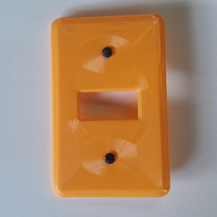3D Printable Simple light switch cover by Said Flores