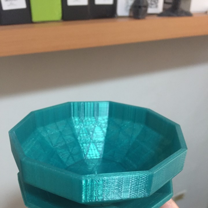 3D Printable Decagon Flower Pot by Rodrigo Garcia Martinez