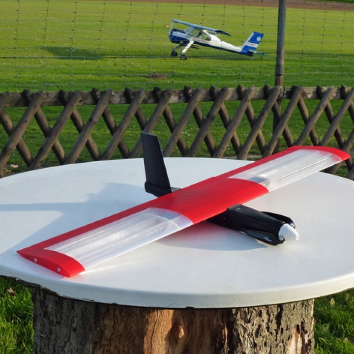 3D Printable Speedy "Red Mini Wing" RC by Michael Christou
