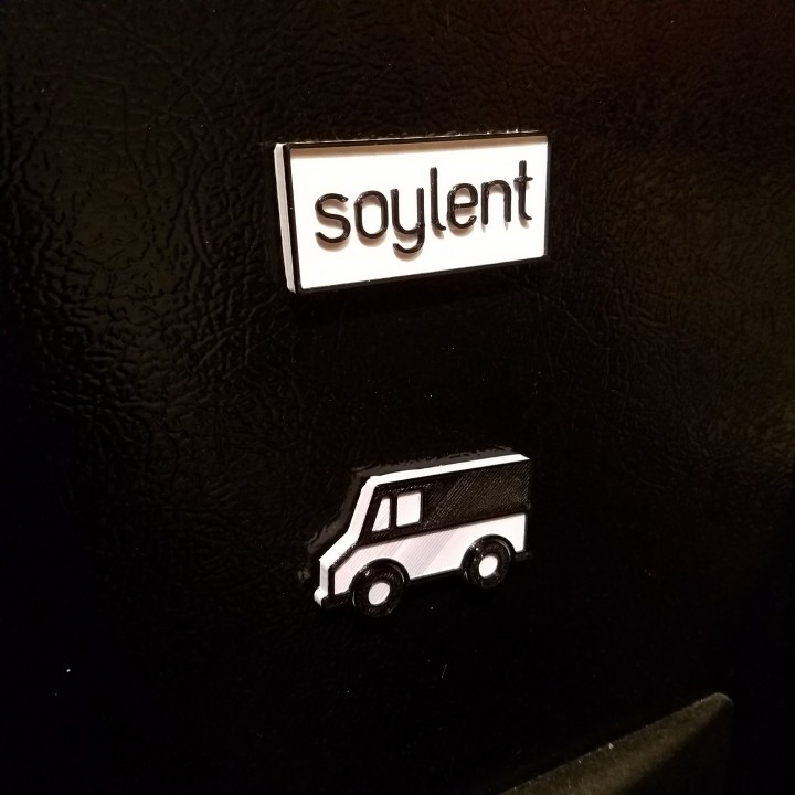 3D Printable Soylent Magnet by Jeremy Stenseth