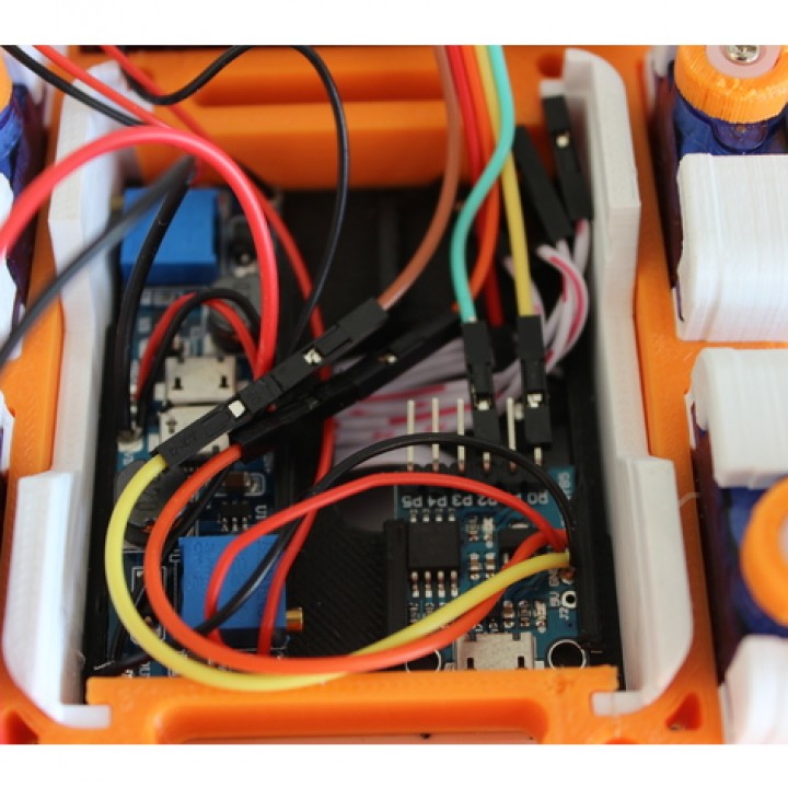 3D Printable SMARS QUAD MOD by Kevin Thomas