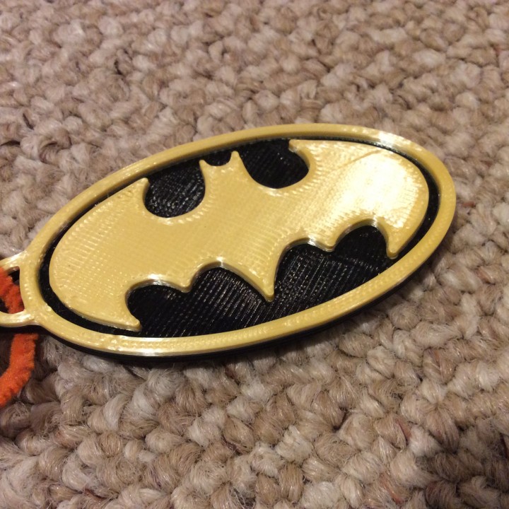 3D Printable batman key chain. by Jacob