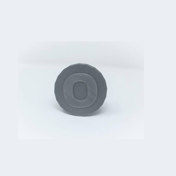 3D Printable Esso Street Hockey Goal Marker by Aaron M Reynolds